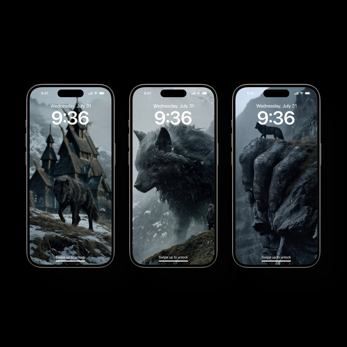 Wolf's Journey Mobile Wallpapers – Nordikido